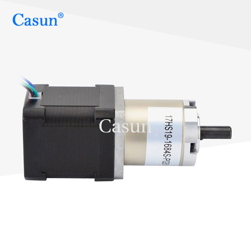 12V 42*42*34mm NEMA 17 Geared Stepper Motor 2 Phase RoHS Approved ...