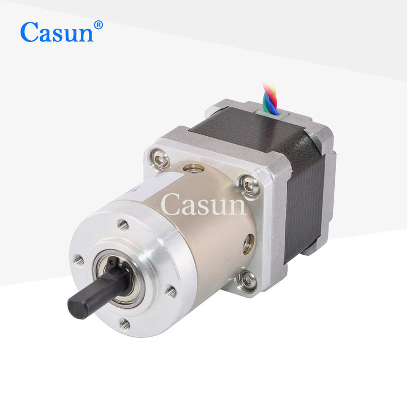 NEMA 14 Double Shaft Stepper Motor With Gearbox 19/1 35*35*28mm