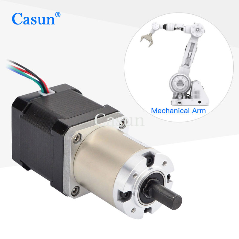 12V 42*42*34mm NEMA 17 Geared Stepper Motor 2 Phase RoHS Approved ...