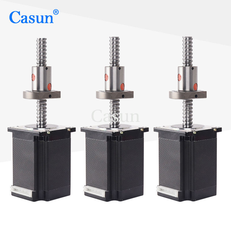 Nema23 Ball Lead Screw Stepper Motor SFS01210-2.8 2N.M Screw Linear ...