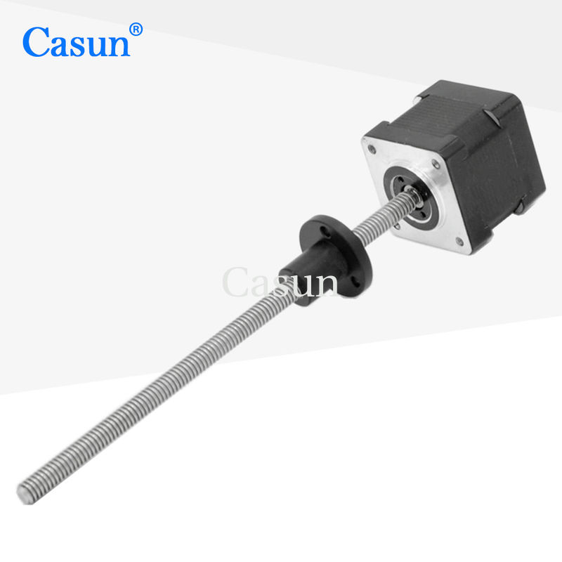 200mN.M NEMA 14 Stepper Motor With Lead Screw Tr8x8 P2 Stepper Motor Captive For Madecal Equipment