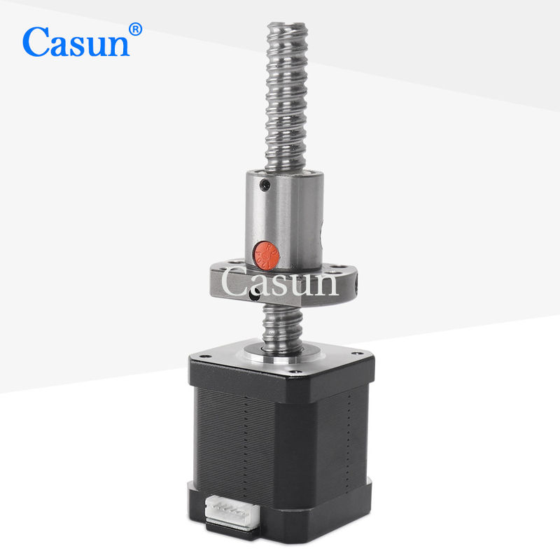 NEMA 17 Ball Screw Stepper Motor 320mN.M Linear Stepping Motor For ...