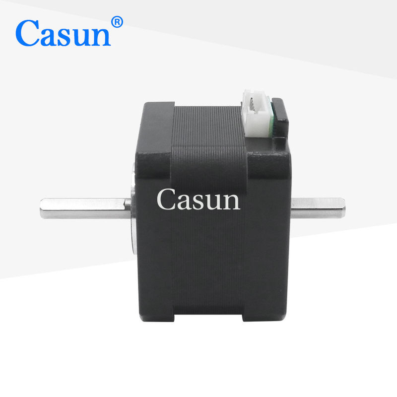 1.8 Degree NEMA 17 Stepper Motor Dual Shaft For Medical Equipment ...