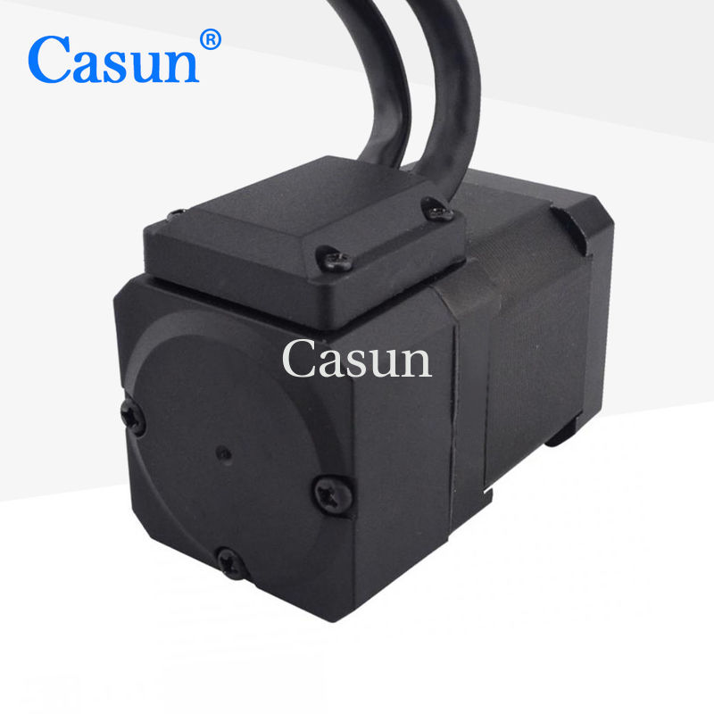 Black Stepper Motor With Encoder NEMA 17 340mN.M 1000pps 4 Phase ...