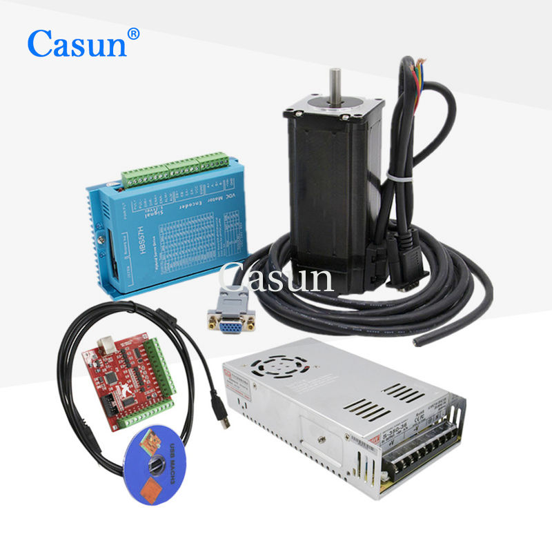 NEMA 34 8.5N.M 3 Axis Closed Loop Stepper Motor Kits With Magnetic ...