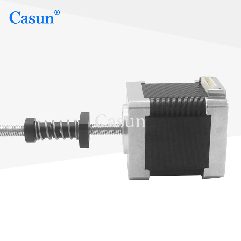 1.8 Degree 2 Phase Nema 14 Tr5*2 Linear Stepper Motor 35*35*42mm 0.36N.m