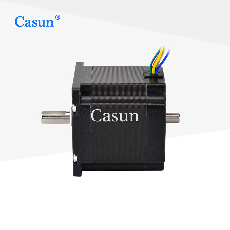 57×57×54mm Dual Shaft Stepper Motor 1.0A 0.9N.m NEMA 23 With Precision ...