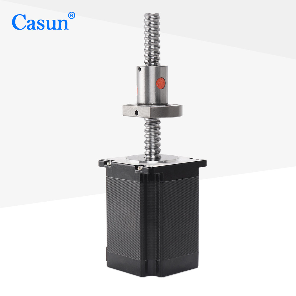 Nema23 Ball Lead Screw Stepper Motor SFS01210-2.8 2N.M Screw Linear ...