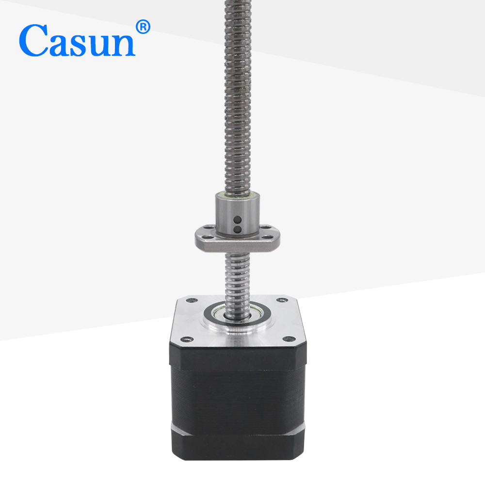 Nema 17 Ball Screw Linear Stepper Motor 450mN.M SFK0802 Step Motor For CNC