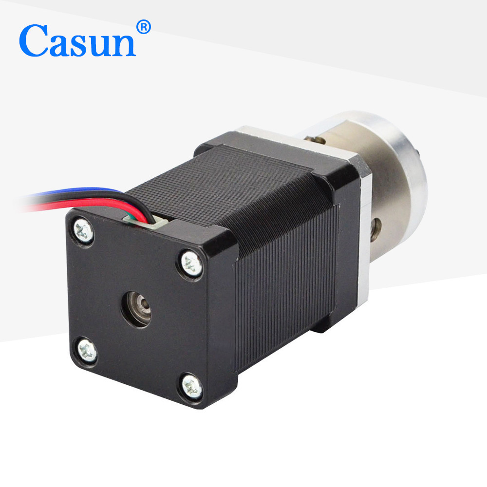 35mm NEMA 14 Geared Stepper Motor 12V Planetary Gearbox Casun Motor