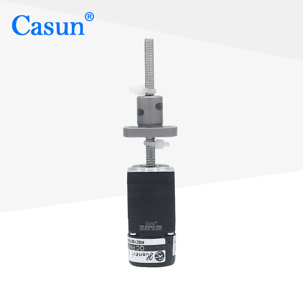 Casun 0.5A Ball Screw Stepper Motor Nema 8 For Drawing Instrument