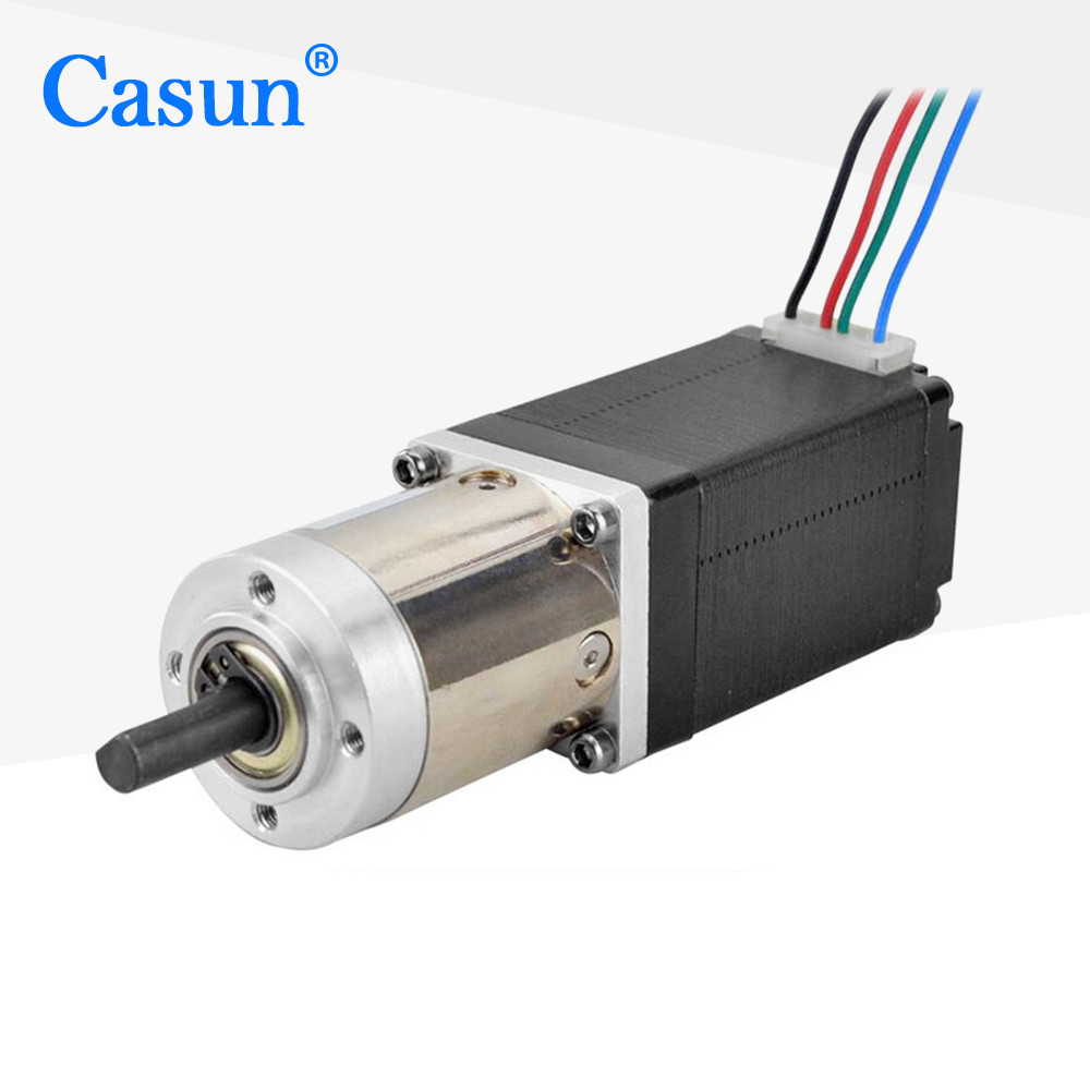 2.88V 140mN NEMA 11 Geared Stepper Motor Casun 2 Phase Step Motor