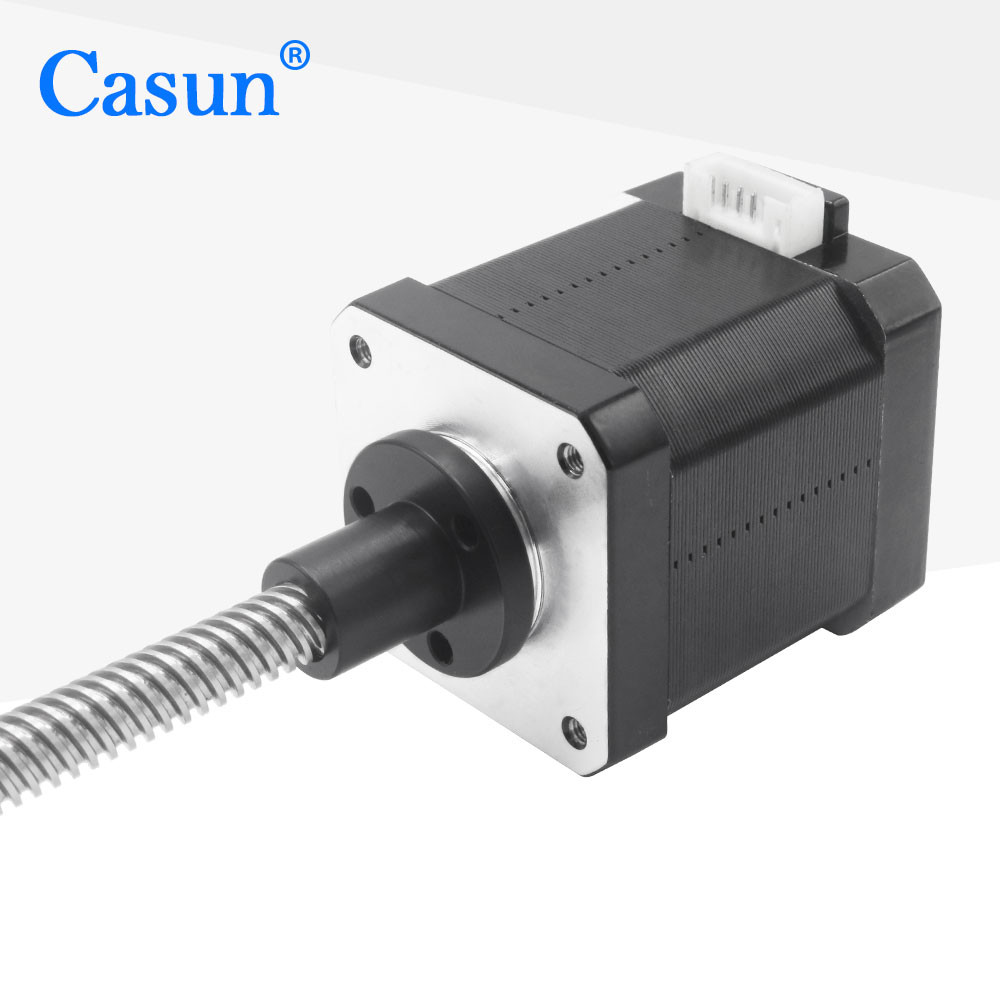 34mm NEMA 17 Stepper Motor Lead Screw 1.65Amp 500mN.M Casun Stepper Motor