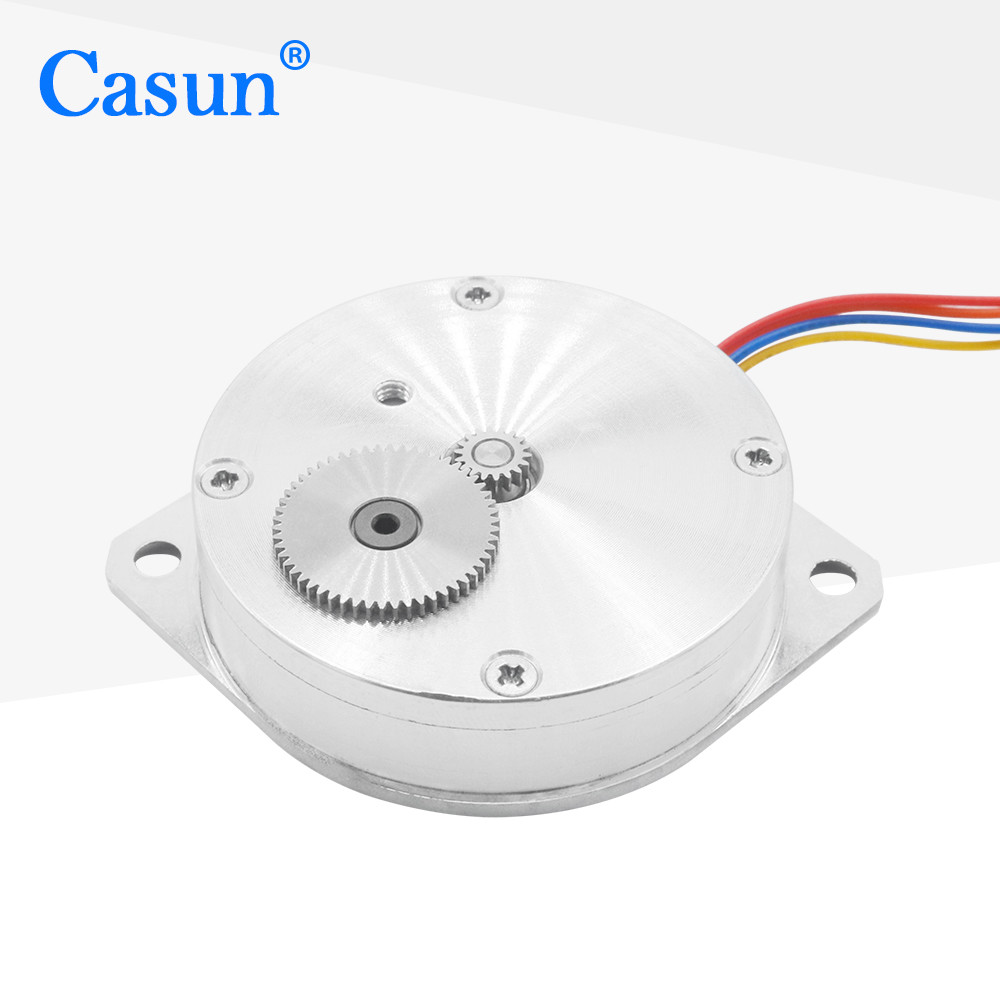 Flat type of stepper motor Pancake Stepper Motor Hybrid Stepping Motor ...