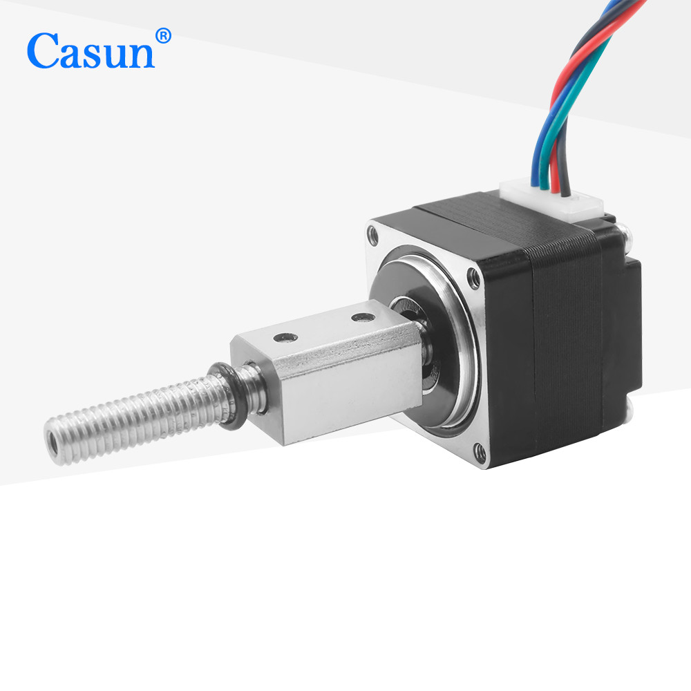NEMA 8 Ball Screw Stepper Motor 0.5A 25mm Body For Vision System