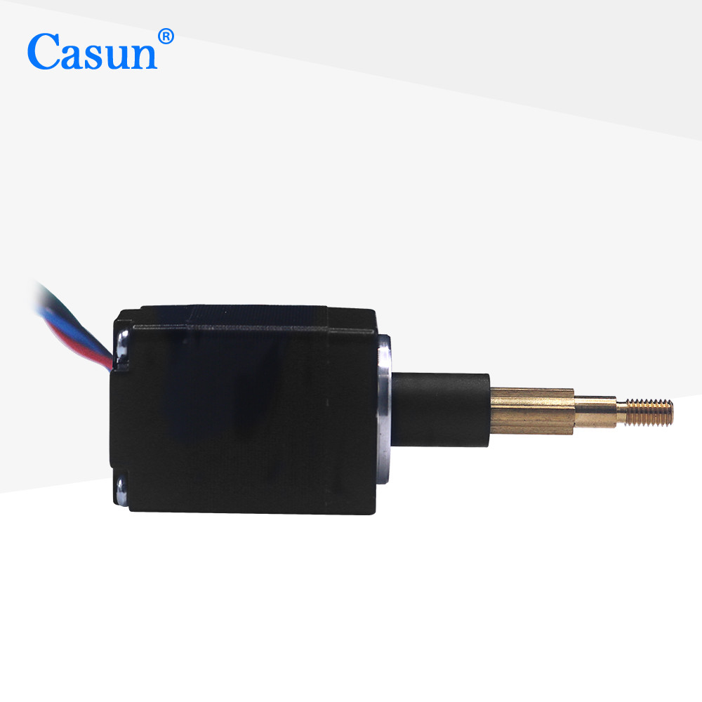 Casun Linear Stepper Motor With 0.8 Kg At 600 PPS 1.8° Degree Nema 8 High Precision Stepper Motor